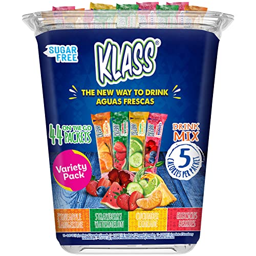 Klass Aguas Frescas, Variety Pack, Sugar Free Drink Mix, Fruit Variety ...