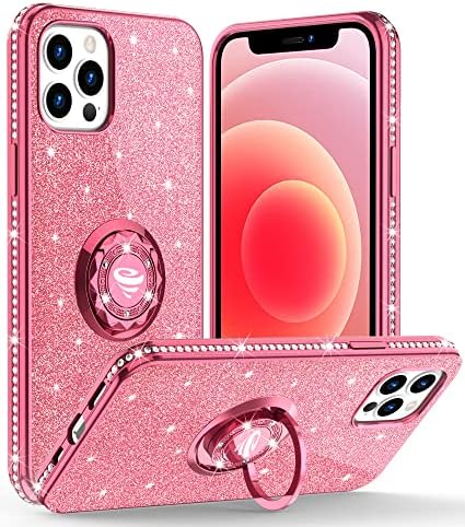OCYCLONE for iPhone 12 Pro Max Case 6.7 inch, Luxury Sparkle Glitter ...