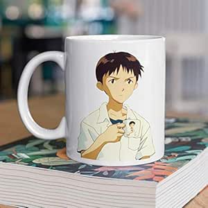 Amazon.com: Shinjiception Mug Shinji holding a Mug in a Mug Manga ...
