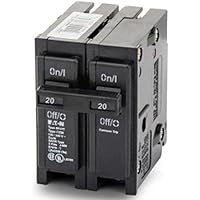 Cutler Hammer Eaton BR220 Plug-On Circuit Breaker, BR, 20-Amp, 2-Pole ...