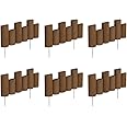 Amazon.com : Greenes Fence 18 in. Half Log Edging (6 Pack) : Patio ...