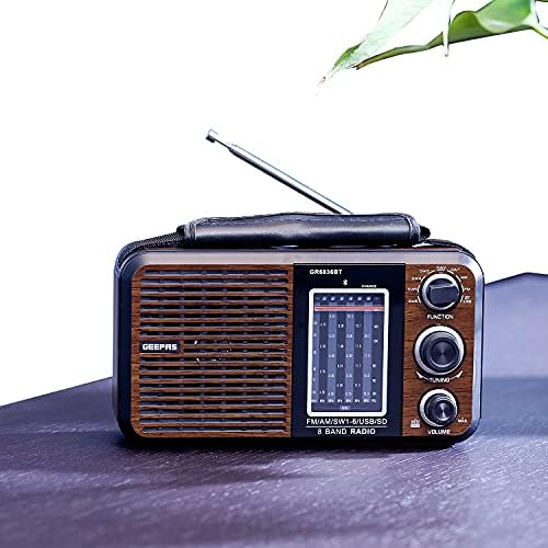Geepas Rechargeable Radio | Bt/Usb/Sd /Mp3 Music Player | Excellent ...