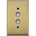 Antique Brass 1 Gang Antique Style Push Button Light Switch Wall Plate ...