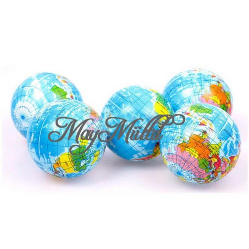 Buy World Foam Earth Globe Stress Bouncy Beach Ball Atlas Geography Toy ...
