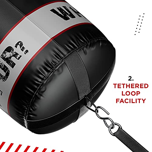 RDX Punching Bag Heavy Boxing Bag, Filled 4ft 5ft Anti Swing Kickboxing ...