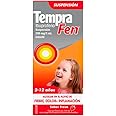 Tempra Fen Suspensión Infantil Fiebre, Dolor e Inflamación Sabor Fresa Ibuprofeno frasco con 100 ...