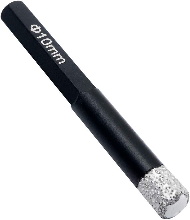 Diamond Hole Cutter MASO 10mm Wax Cooled Dry Cut Diamond Tipped Drill ...