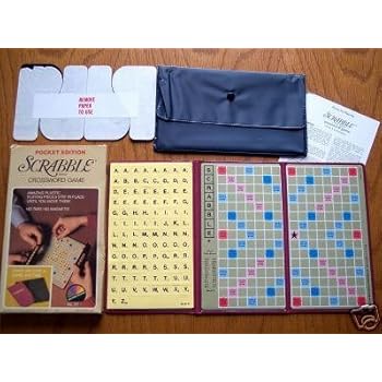 Amazon.com: Scrabble Brand Crossword Game Pocket Edition: Toys & Games