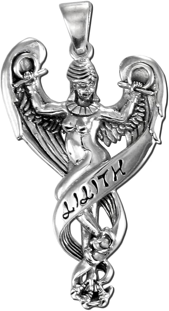 Amazon.com: Sterling Silver Goddess Lilith Pendant: Jewelry