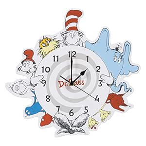 Amazon.com: Dr. Seuss Friends Wall Clock : Home & Kitchen