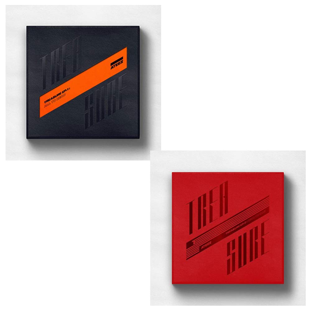 Buy ATEEZ Treasure (EP.1 All To Zero+EP.2 Zero To One) Album Set 2CDs ...