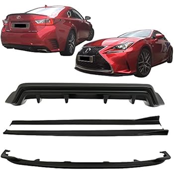 Amazon.com: Full Lip Kit Conversion Fits 2015-2017 Lexus RC300 RC350 F ...