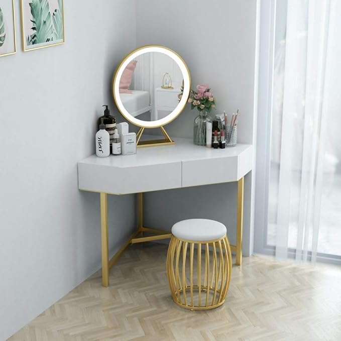 Lvfang Triangle Dressing Table Corner Bedroom Dressing Table Small Lvfang Triangle Dressing Table Corner Bedroom Dressing Table Small