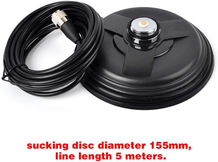 HYS NMO Antenna Magnet Mount 6.1 Inch Rubber Boot Aerial Magnetic Base ...