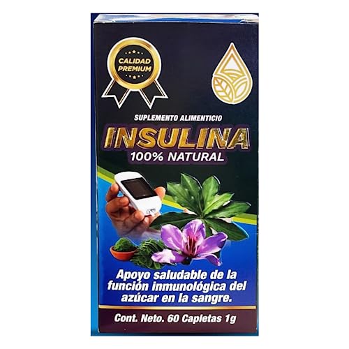 Suplemento Insulina 60 Capletas Apoyo Saludable a la Funcion ...