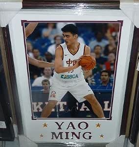 Yao Ming Autographed Photograph - Limited Edition 16x20 Framed Uda Coa ...