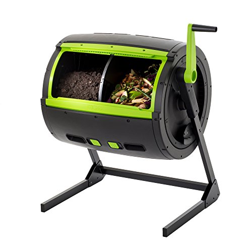 RSI MCT-MC Two Stage Cart Compost Tumbler, Black Home Garden Lawn ...