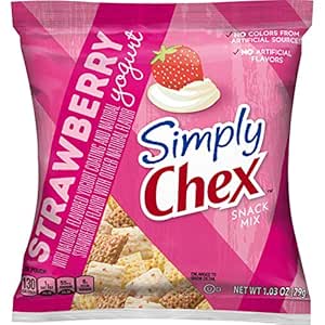 Amazon.com: Simply Chex Mix, Strawberry Yogurt, 1.03 Oz (Pack of 60)