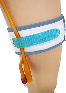Amazon.com: 2PCS Stretch Catheter Legband Holder, 2 Hook Loop Foley ...