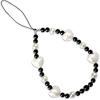 Amazon.com: Kilener Heart Phone Charm Beaded Phone Lanyard Wrist Strap ...
