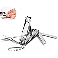 Amazon.com : 5in1 Multi Nail Clippers, Mini Foldable Portable Nail ...