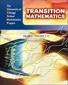 UCSMP Transition Mathematics: Student... book by Steven S. Viktora