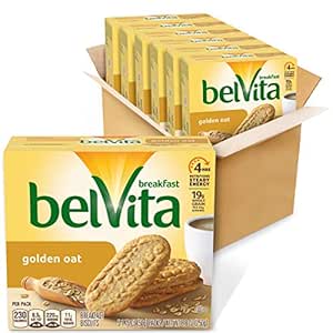 Amazon.com : belVita Golden Oat Breakfast Biscuits, 6 Boxes of 5 Packs ...