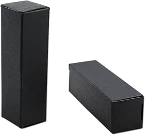 Amazon.com : 50 Pack Mini 0.78x0.78x3.34 inch Rectangle Black Boxes ...