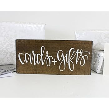 Amazon.com: Cards and Gifts Wedding Sign: Home & Kitchen