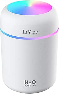 Amazon.com: LtYioe Colorful Cool Mini Humidifier, USB Personal Desktop ...