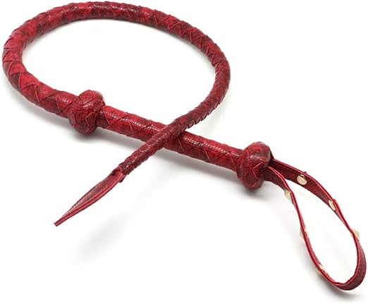 Liebe Seele SM Peitschen 96cm geflochten Peitsche Schlange gedruckt PU ...