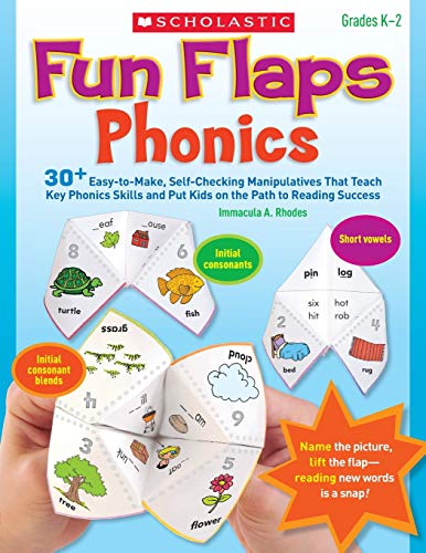 Amazon.com: Fun Flaps: Phonics: 30 Easy-to-Make, Self-Checking ...