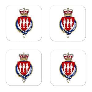 Amazon.com: Galvan Or Galvin Ireland Family Crest Square Coasters Coat ...