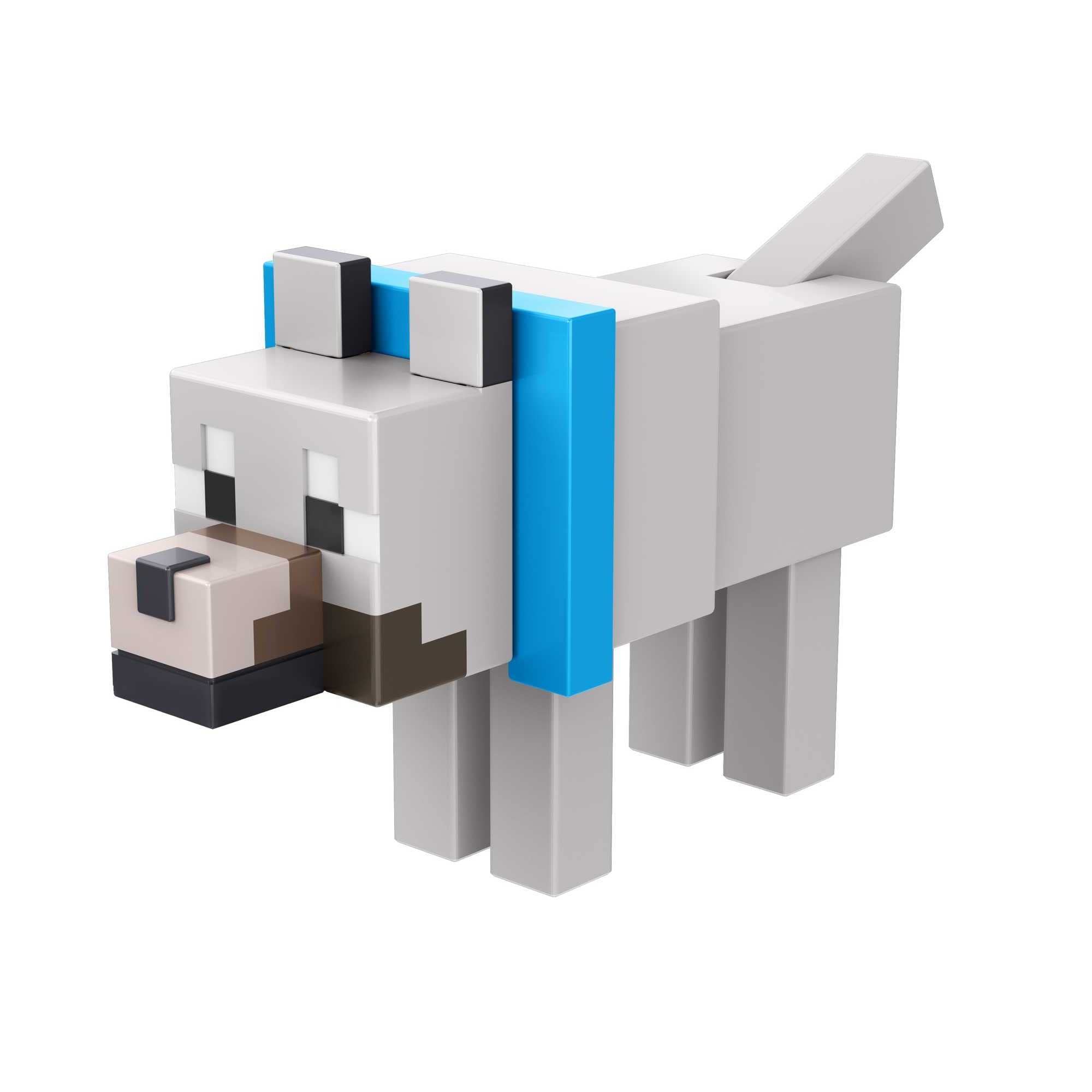 Mua Mattel Minecraft Build Wolf Action Figure, 3.25-in, with 1 Build-a ...