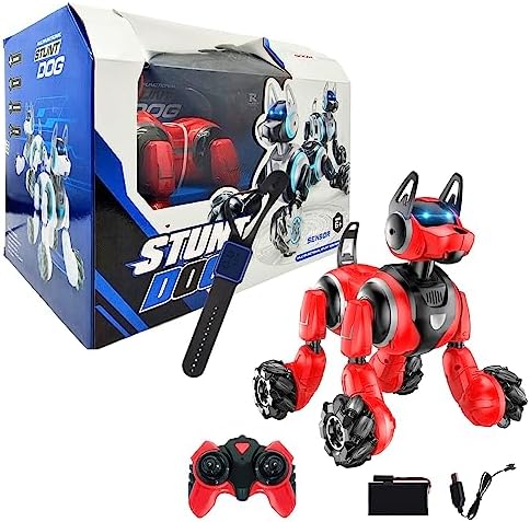 Fitto Transforming RC Dog, Smart Robot Dog, Auto Demo, Rotation, Side ...