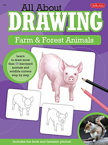 All About Drawing Farm & Forest Animals: Cuddy, Robbin: 0050283380054 ...