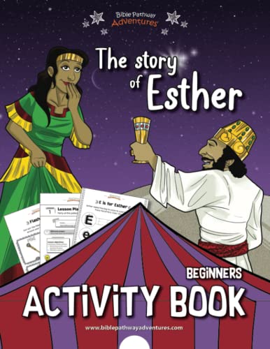 The story of Esther Activity Book (Beginners): Adventures, Bible ...