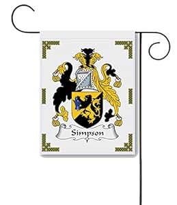 Amazon.com : Carpe Diem Designs Simpson Coat of Arms/Simpson Family ...