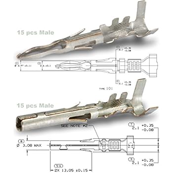 Amazon.com: Delphi 12124580 & 12124582 - Male and Female- Weather-Pack ...