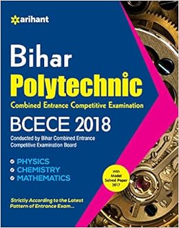 Buy Bihar Polytechnic Combined Entrance Competitive Examination BCECE ...