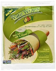 Amazon.com: Pure Wraps, Paleo Coconut Wraps, Original Flavor, 8 Count ...