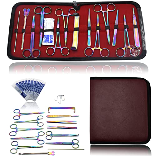 OdontoMed2011® Dissection Kit -Multi Rainbow Color 23 Pcs Advanced Lab ...