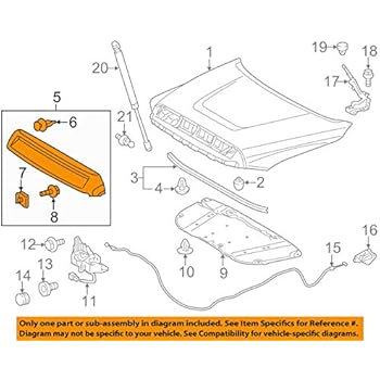 Amazon.com: Toyota 76180-0C020 Hood Bulge Assembly: Automotive