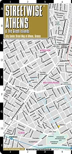Streetwise Athens & The Greek Islands Map - Laminated City Center ...