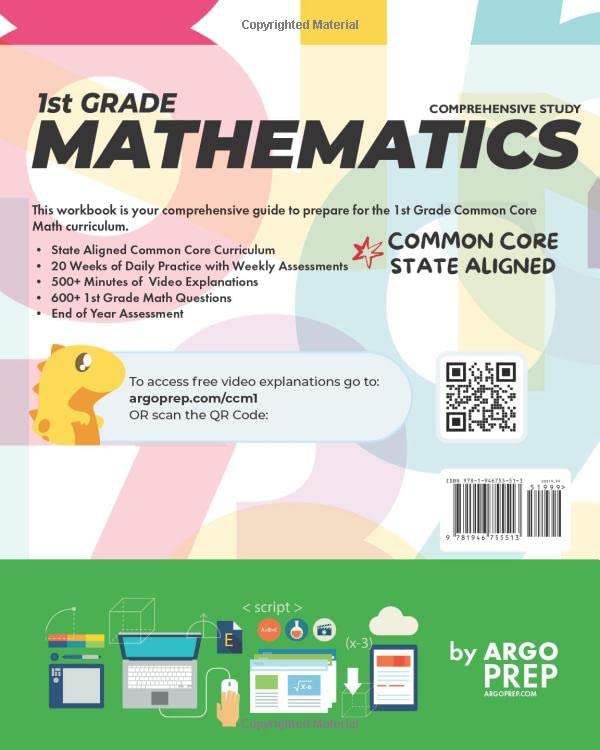 1st Grade Common Core Math: Daily Practice Workbook | 1000+ Practice ...