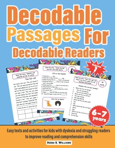 Decodable Passages for Decodable Readers. Easy texts for kids with ...