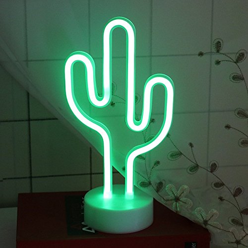 LED Neon USB Chargeing Light Signs with Stand Holder Home Party ...
