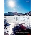 An Introduction to Thermal Physics: Schroeder, Daniel V.: 9780192895554 ...