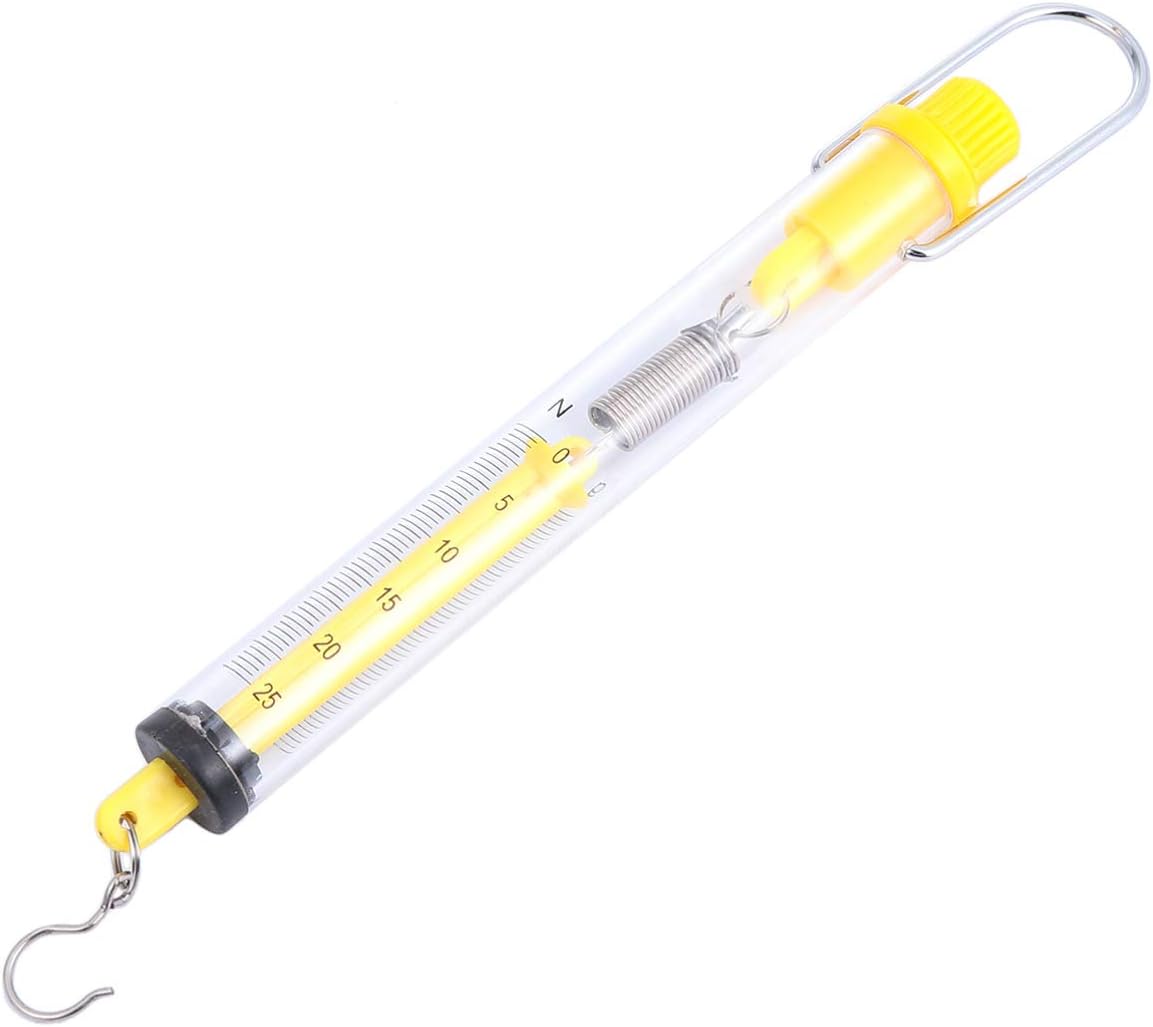 TEHAUX 2pcs Plastic Spring Scale Newton Force Meter Spring Scale ...