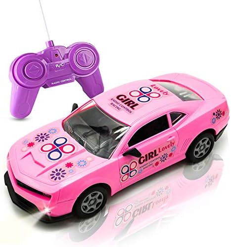 Blooming lilies Pink Remote Control Racing Car Toy for Girls Toddlers ...